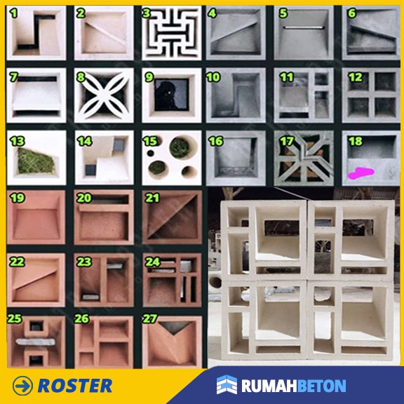 Jual Roster Beton / Roster / Loster Beton / Loster / Roster Minimalis ...
