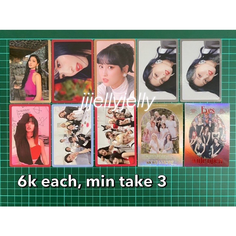 Jual TWICE POB PHOTOCARD pre order benefit pc most card momo feel special more n more eyes wide ...