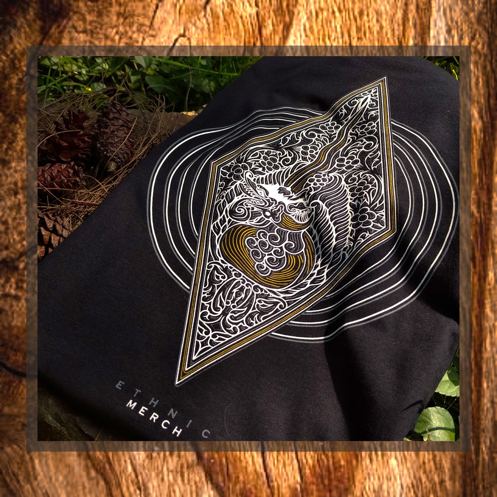 Jual Ethnic Merch I Kaos keren budaya: Naga Raja | Shopee Indonesia