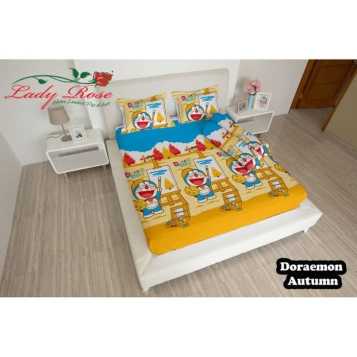 Jual SPREI LADY ROSE DORAEMON AUTUMN QUEEN 160 No.2 SEPRAI DOREMON ...
