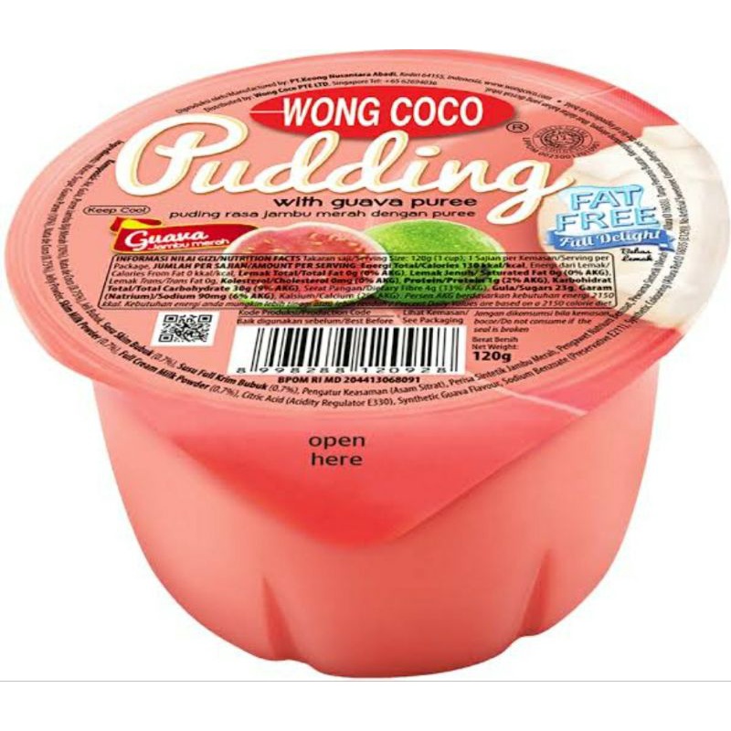 Jual WONG COCO PUDDING MANGO AND GUAVA 120G | Shopee Indonesia