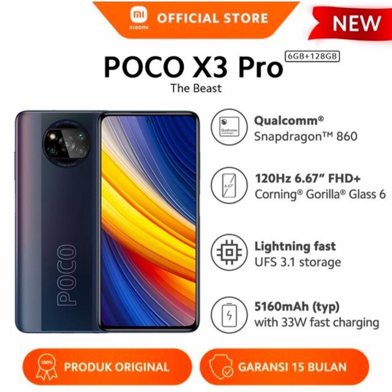 Jual Poco X3 pro ram 8gb/256gb new garansi resmi | Shopee Indonesia