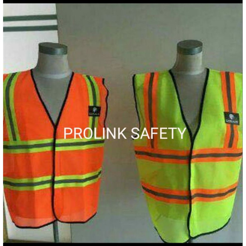 Jual ROMPI SAFETY BAHAN POLISTER 2 WARNA HIJAU DAN ORANYE | Shopee ...