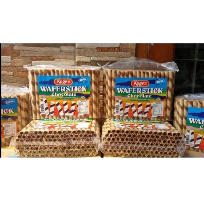 Jual Kogen wafer stick Chocolate Refill 600 gram | Shopee Indonesia