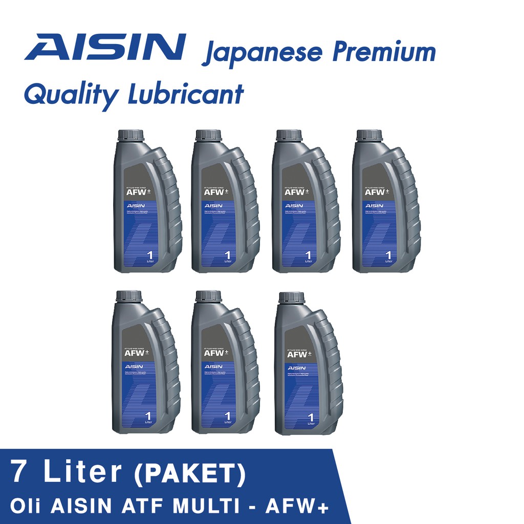 Jual Aisin Oli Transmisi AFW+ - ATF MULTI 7 Liter (PAKET) | Shopee ...