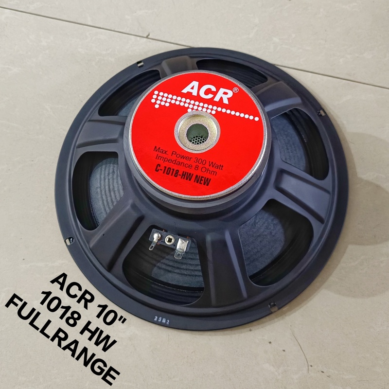 Jual Speaker ACR 10 Inch 1018 HW Fullrange 1018HW Full Range | Shopee ...