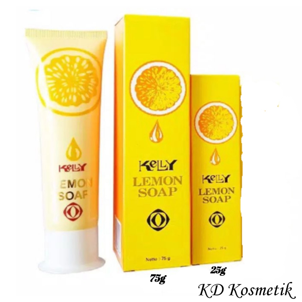 Jual KELLY Lemon Soap || Sabun Cuci Muka Kecil - Besar | Shopee Indonesia