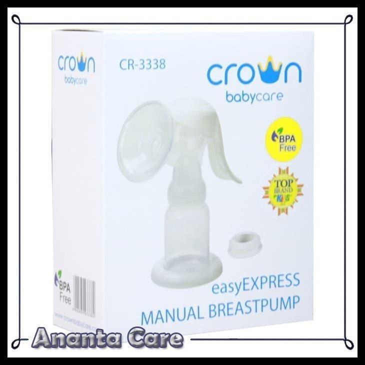Jual Pompa Penyedot Asi Manual Crown Baby Easy Express Breast Pump Portable | Shopee Indonesia