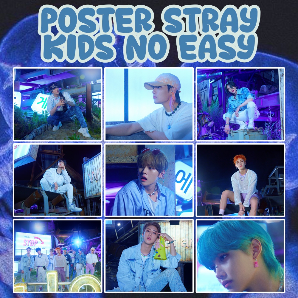 Jual Poster STRAY KIDS NO EASY | Poster Kpop A4 A5 A6 Murah Murah (Part ...