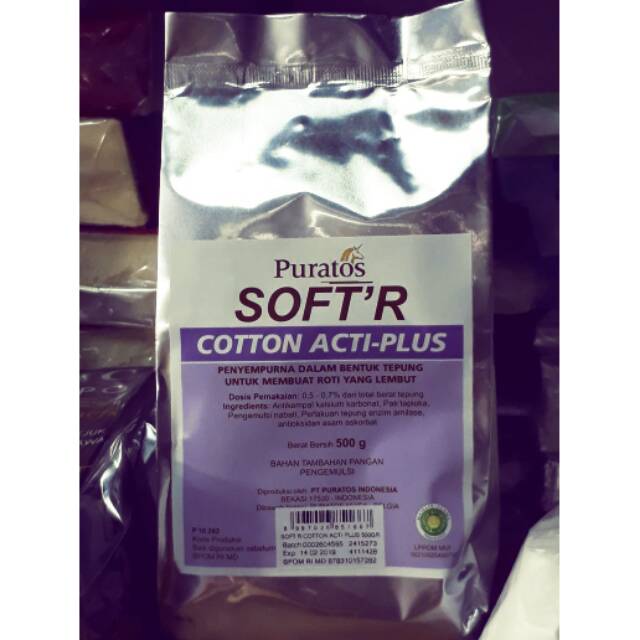 Jual Puratos Soft'R Cotton Acti Plus 500gr | Shopee Indonesia