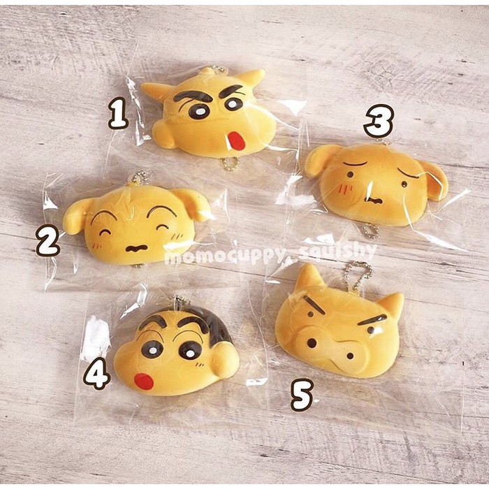 Jual SQUISHY LICENSED crayon shinchan bun by usui yoshito ( ORI JEPANG ...