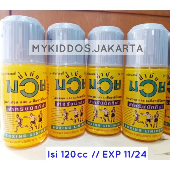 Jual Namman Muay Thai Boxing Liniment 120Cc - Minyak Gosok Original ...