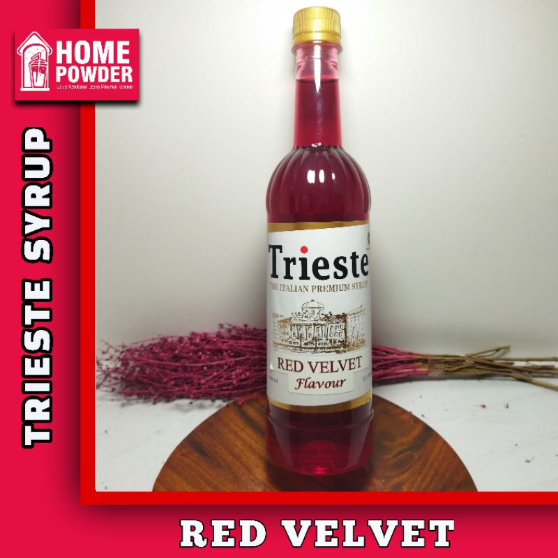 Jual Syrup Trieste Red Velvet Flavour 650ml Sirup Premium rasa Red ...