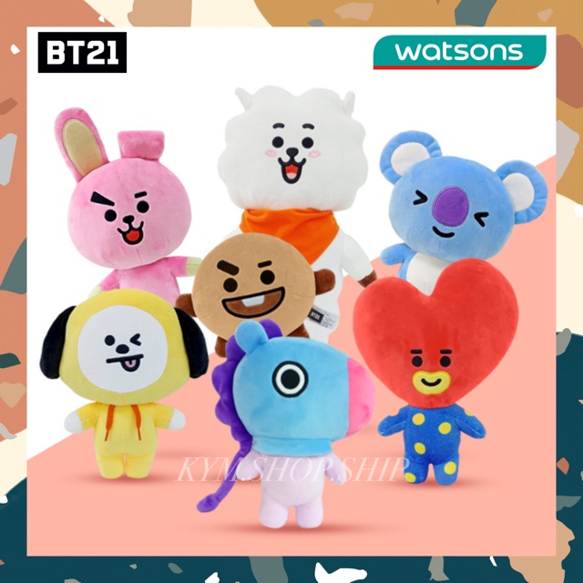 Jual BT21 x Watsons Standing Doll | Shopee Indonesia