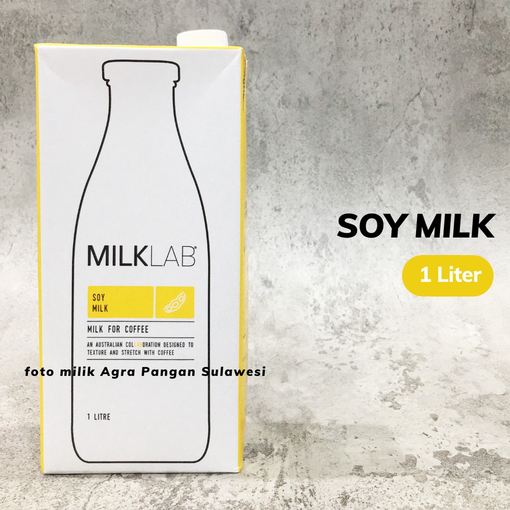 Jual MILKLAB Soy Milk Susu Kacang Kedelai Milk Lab for Coffee Kopi 1L ...