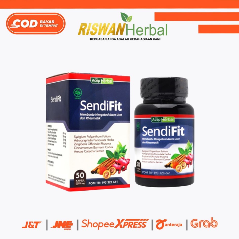 Jual SendiFit Sendi Fit 50 Kapsul Herbal Asli 100% Original BPOM Herbal ...