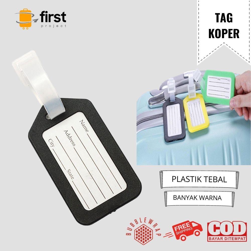 Jual FIRST PROJECT – Travel Luggage Tag Gantungan Koper Import Label ...