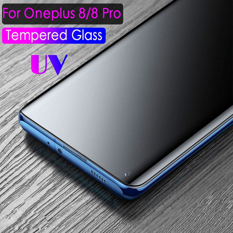 Jual UV Tempered Glass Oneplus 8 Pro Oneplus 8 | Shopee Indonesia