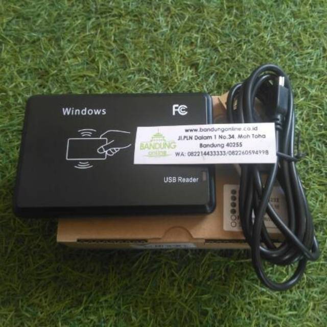 Jual USB RFID Reader 125KHZ NFC PLUG N PLAY 125 KHZ - Proximity ...