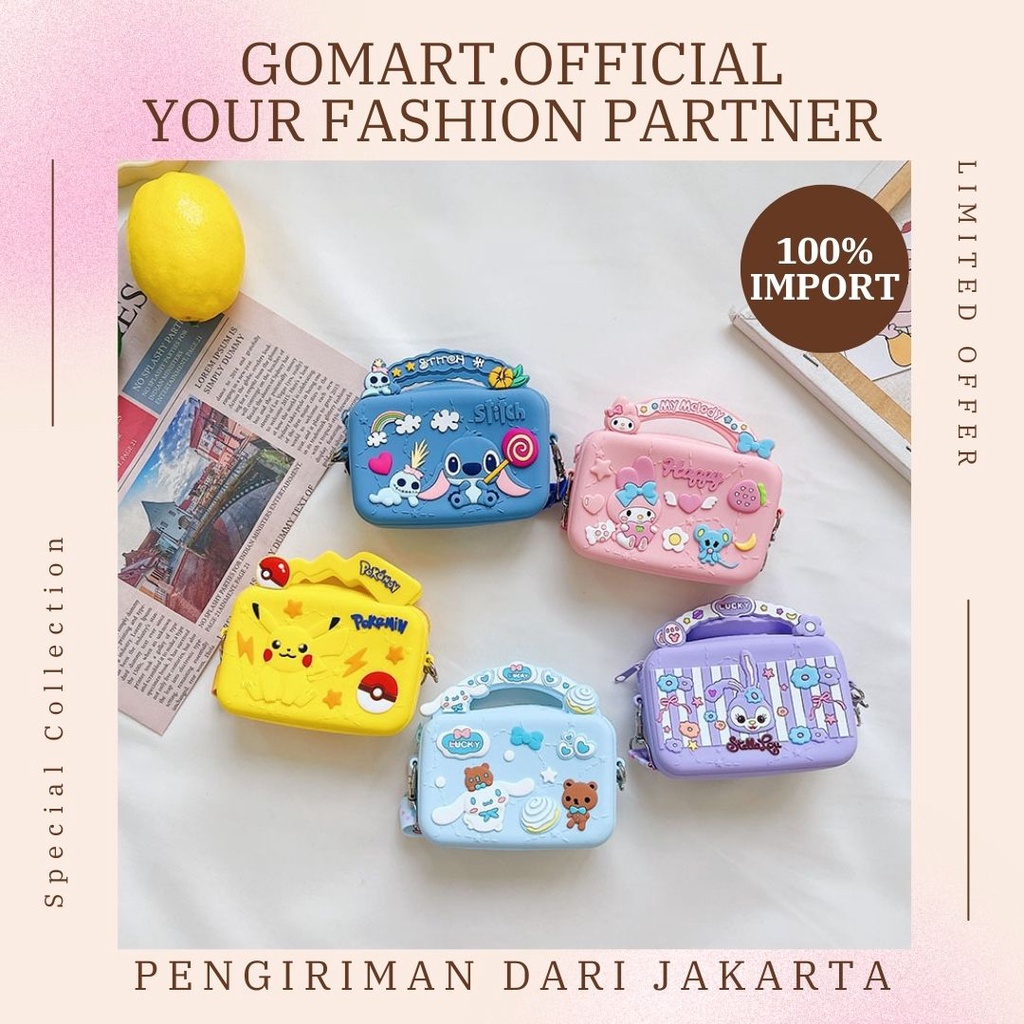 Jual Tas Selempang Anak Rubber Karakter Import - Tas Selempang Anak ...