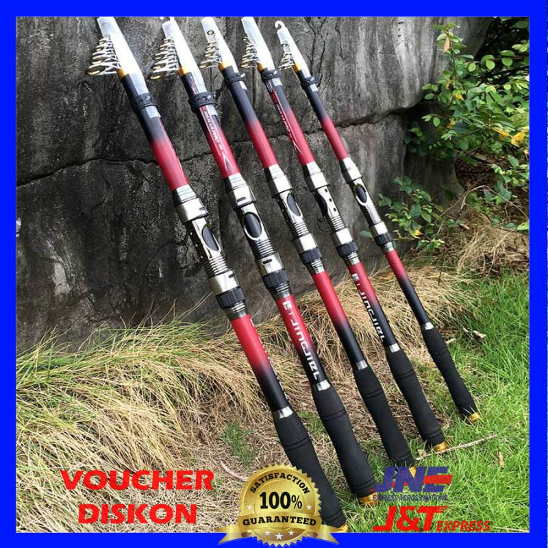 Jual Joran Pancing Super Hard Carbon Fiber Telescopic - Joran Tongkat ...