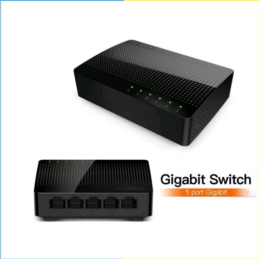 Jual Tenda Switch Hub SG105 5 Port Gigabit Desktop 1000Mbps | Shopee ...