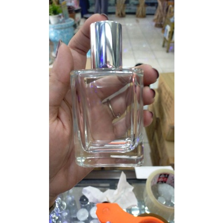 Jual Botol kotak 50ml/Petak platinum/Botol press/Lengkap tutup dan ...
