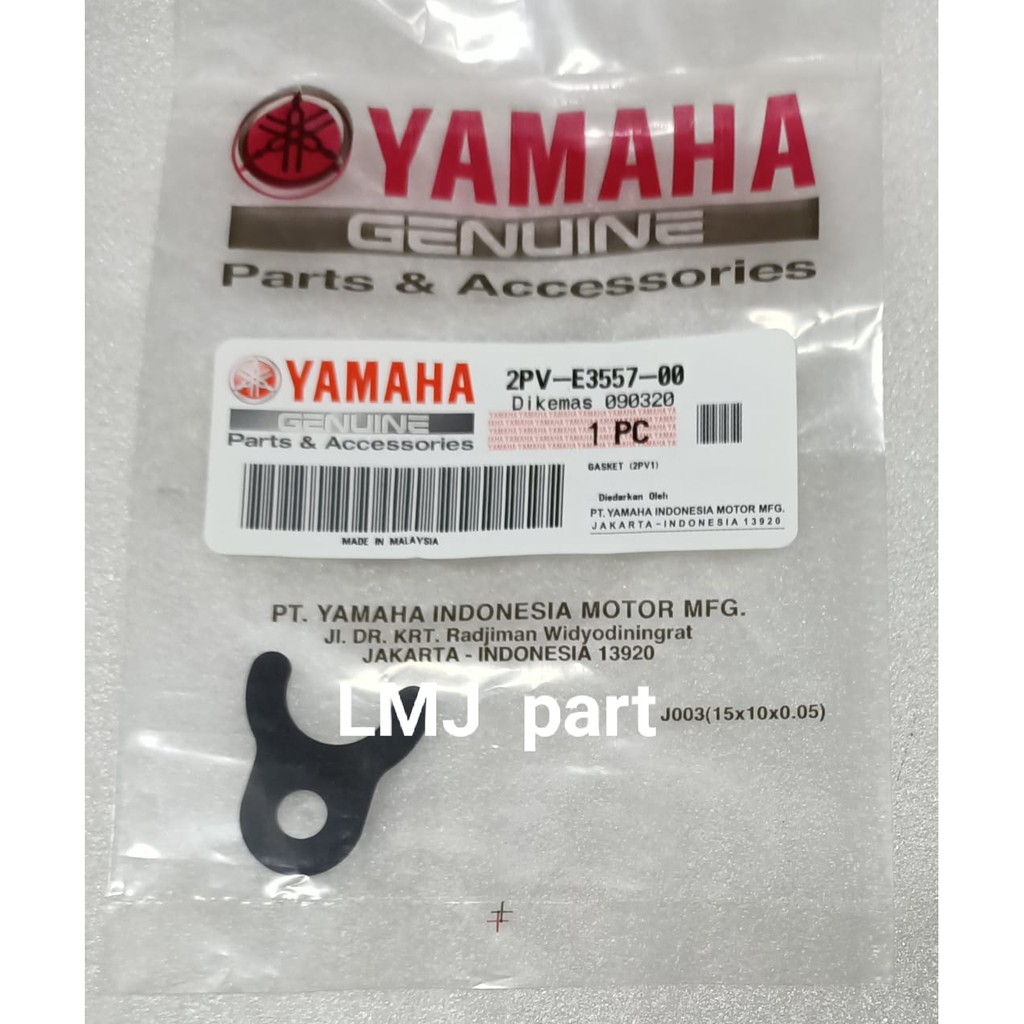 Jual GASKET PAKING INTAKE INTEK INJECTOR JUPITER MX KING ORI YGP 2PV ...