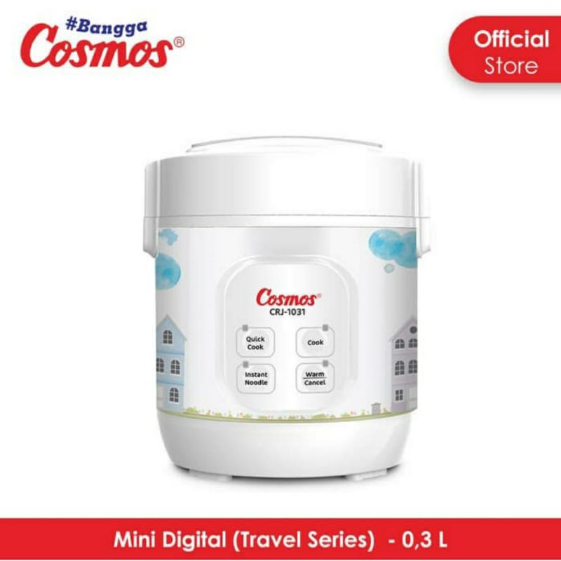 Jual Rice Cooker Mini Cosmos CRJ 1031 0,3 Liter Rice Cooker Travel ...