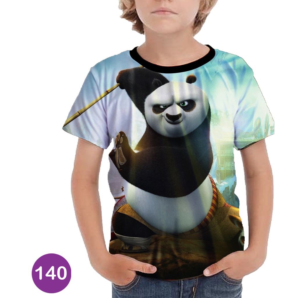Jual Baju Kung Fu Panda Baju Anak 3D Kartun Animasi #COWO-140 | Shopee ...