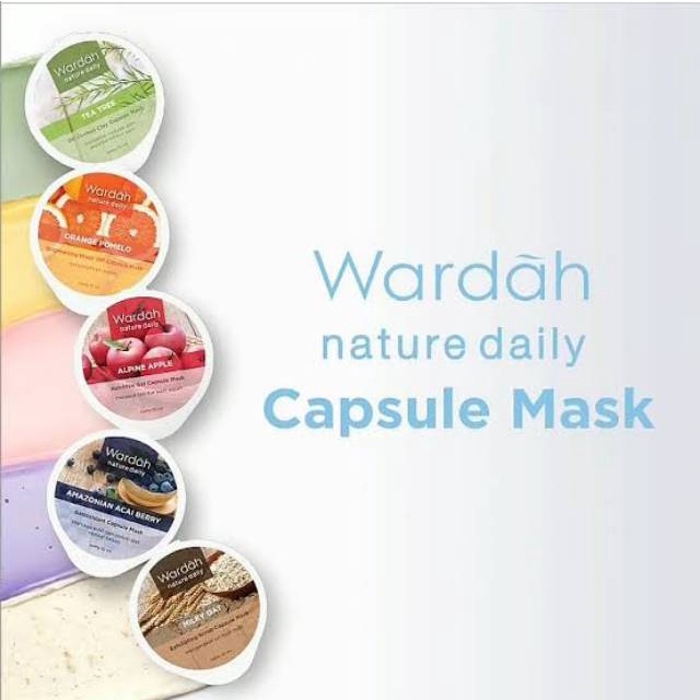 Jual WARDAH Nature Daily Capsule Mask 10ml | Shopee Indonesia