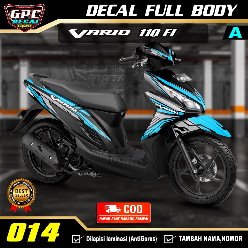 Jual Decal Sticker FullBody Vario 110 FI dekal stiker Variasi list ...