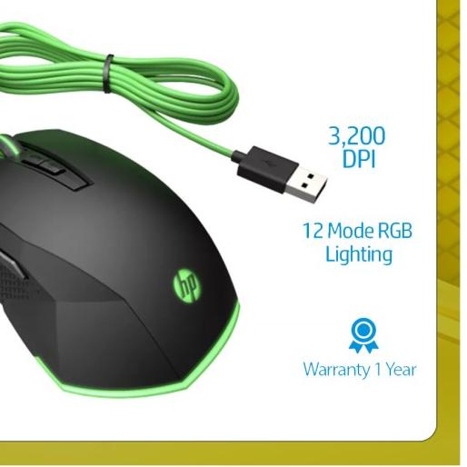 Jual HP Pavilion 200 Wired Gaming Mouse | Shopee Indonesia