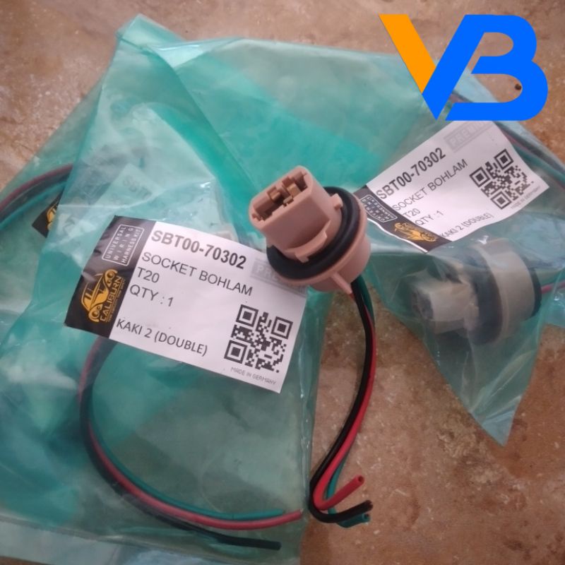 Jual Fitting Lampu T20 Kaki 2 Fiting Lampu T20 Kaki 2 Socket Lampu T20 ...