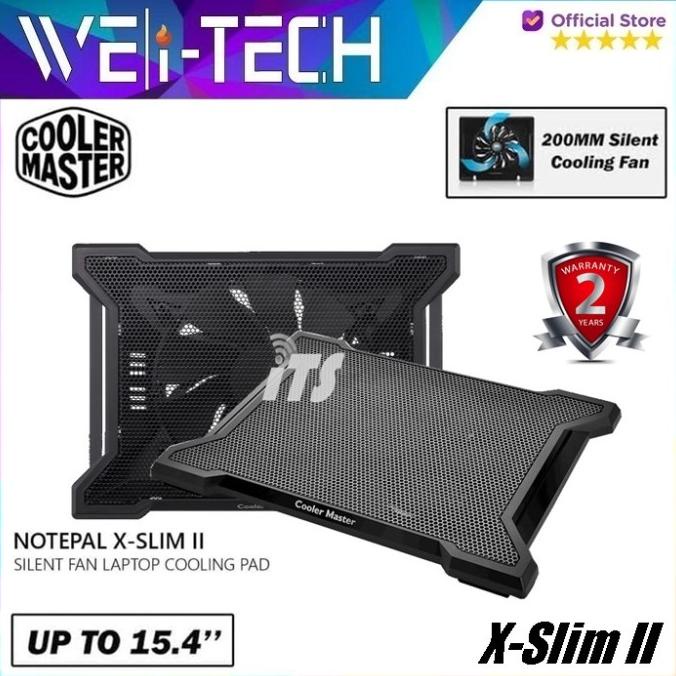 Jual Cooler Master Notepal X-SLIM II Notebook Cooler Fan Laptop Cooling Pad | Shopee Indonesia