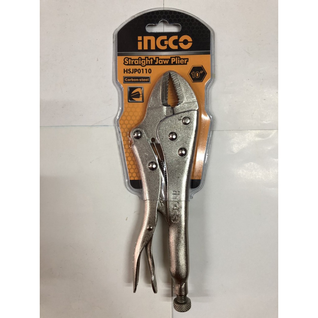 Jual INGCO - Tang Bais Lurus / Straight Jaw Plier 10 Inci | Shopee ...