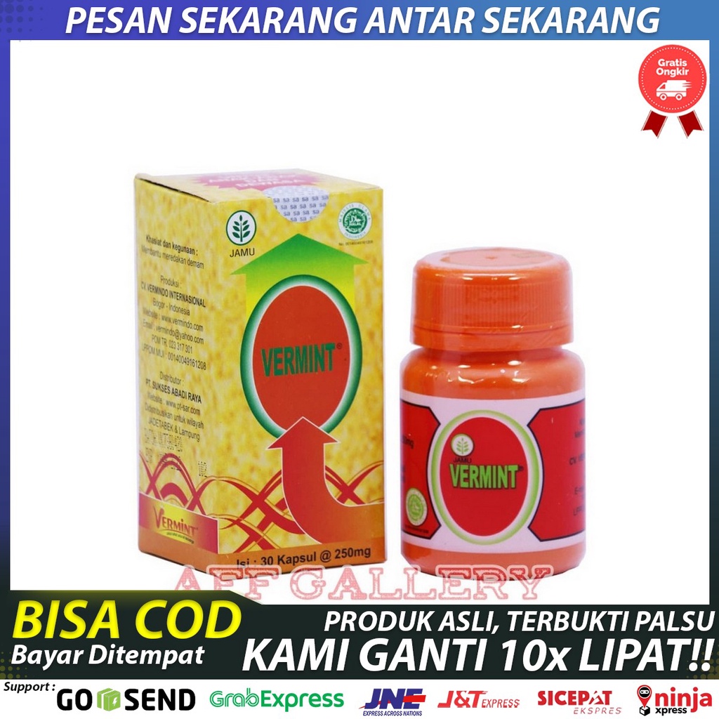 Jual Kapsul Vermint - Obat Penurun Panas / Demam - Obat Demam Herbal ...