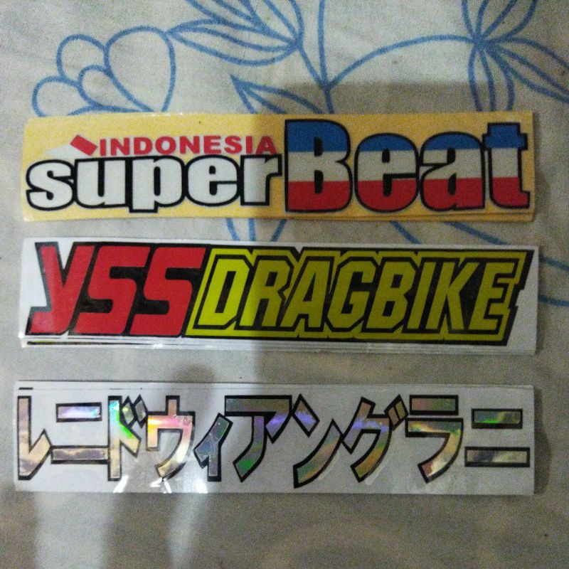 Jual sticker super beat, yss dragbike, china | Shopee Indonesia