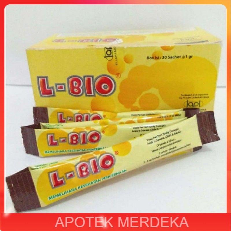 Jual L- BIO saset / L-bio sachet / Lbio obat diare bayi dan anak ...