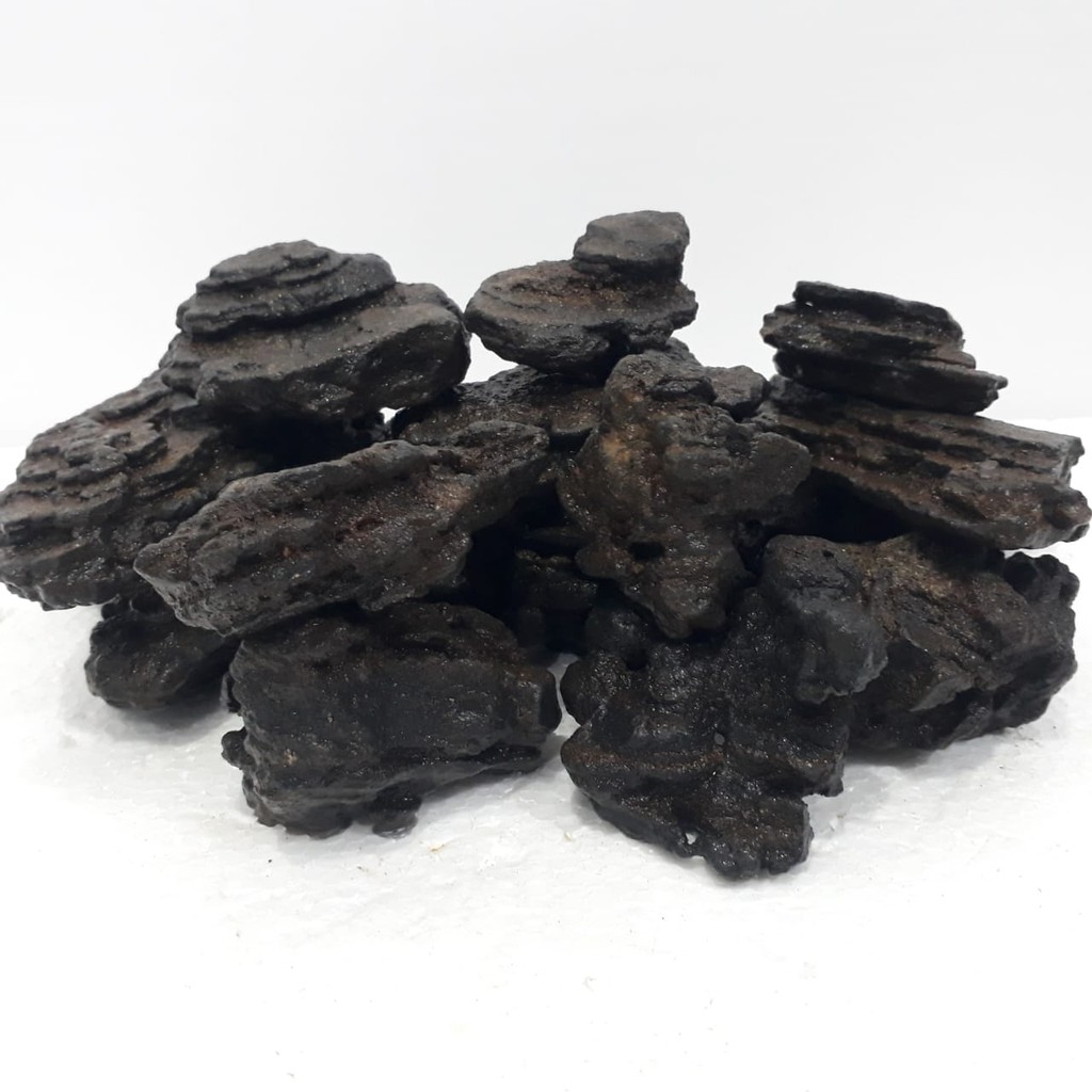 Jual batu aquascape aquarium batu besi / iron stone /Batu Suiseki Besi ...