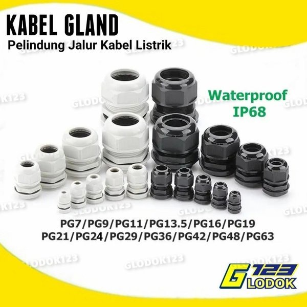 Jual Cable Gland PG24 PG25 14.21mm PG29 PG36 PG42 PG48 PG63 | Shopee ...