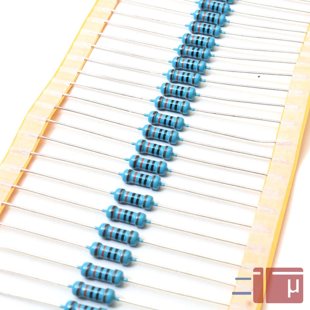 Jual x10 Resistor 100K 1/2W Metal Film 1% Taiwan Kaki Tembaga | Shopee Indonesia