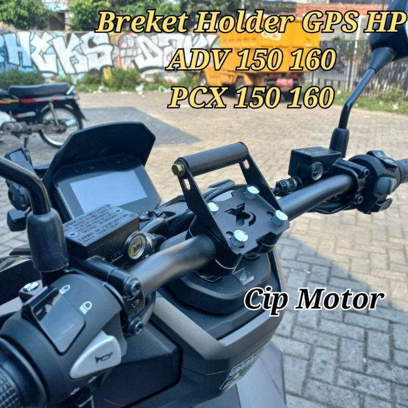 Jual Breket Holder HP PCX 160 PCX 160 Breket Holder Handphone Di stang ADV 150 160 125 | Shopee ...