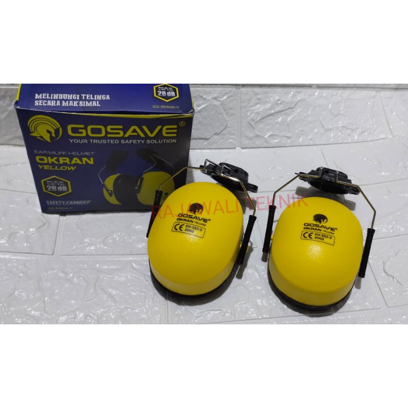 Jual Ear Muff Gosave tipe LPEM : 0149 untuk di pasang di helm proyek ...