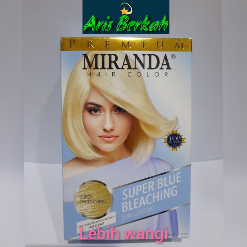 Jual Miranda Super Blue Bleaching Long Lasting 30 ml | Shopee Indonesia