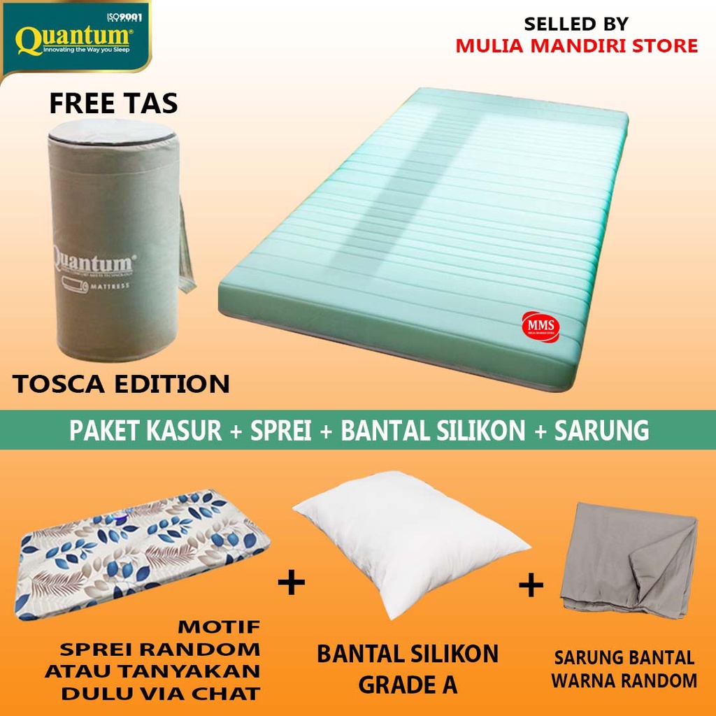 Jual Quantum kasur gulung lipat lantai Tosca Edition Uk 80cm dan Uk ...