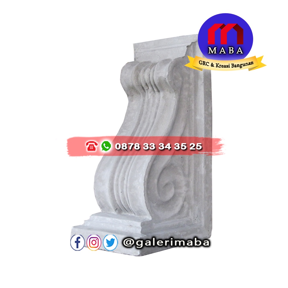 Jual Konsol Lengkung Beton Minmalis Klasik | Shopee Indonesia