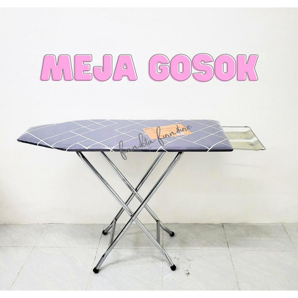 Jual MEJA SETRIKA MEJA GOSOK KAKI BESI CHROME UKURAN BESAR | Shopee ...