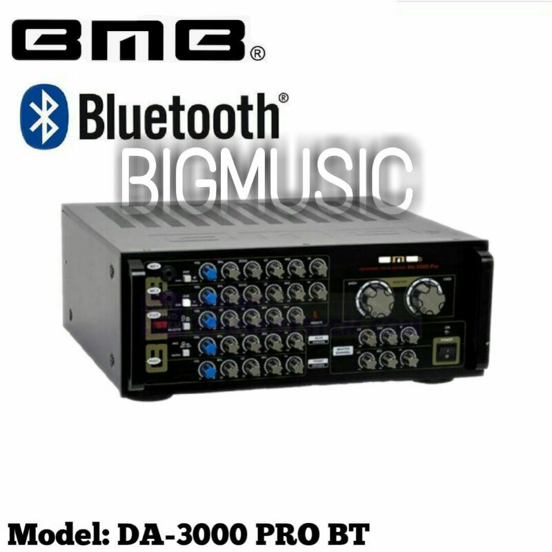 Jual Amplifier Karaoke BMB DA 3000 PRO BT Original Bluetooth | Shopee ...