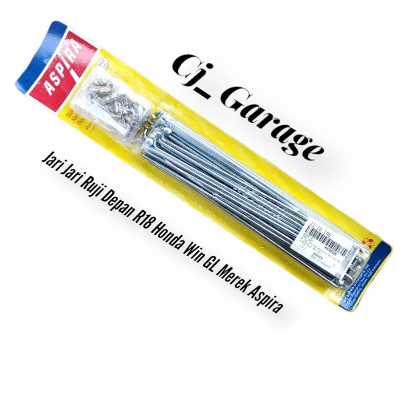 Jual Jari Jari 196 Ruji Depan R18 Plek 18 Honda GL RX King Tiger Series ...